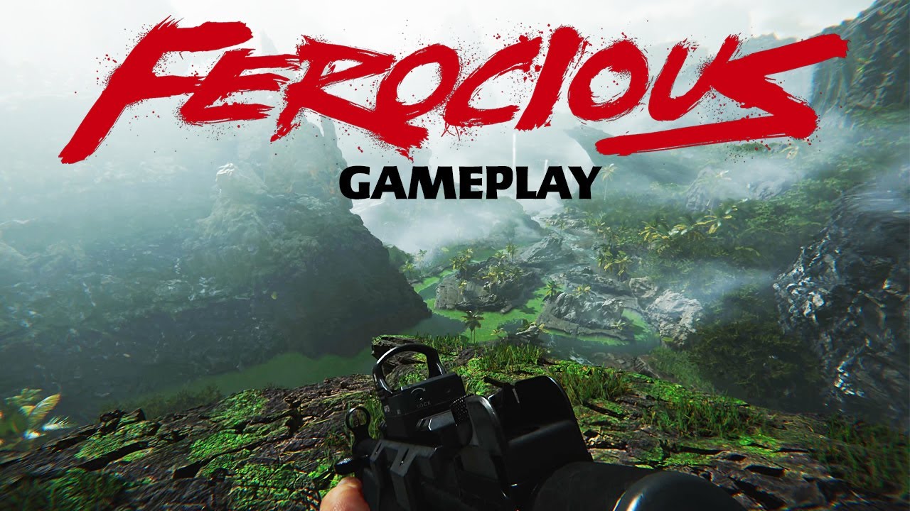 FEROCIOUS Gameplay - Survival FPS with Dinosaurs (Ultra Graphics) - YouTube