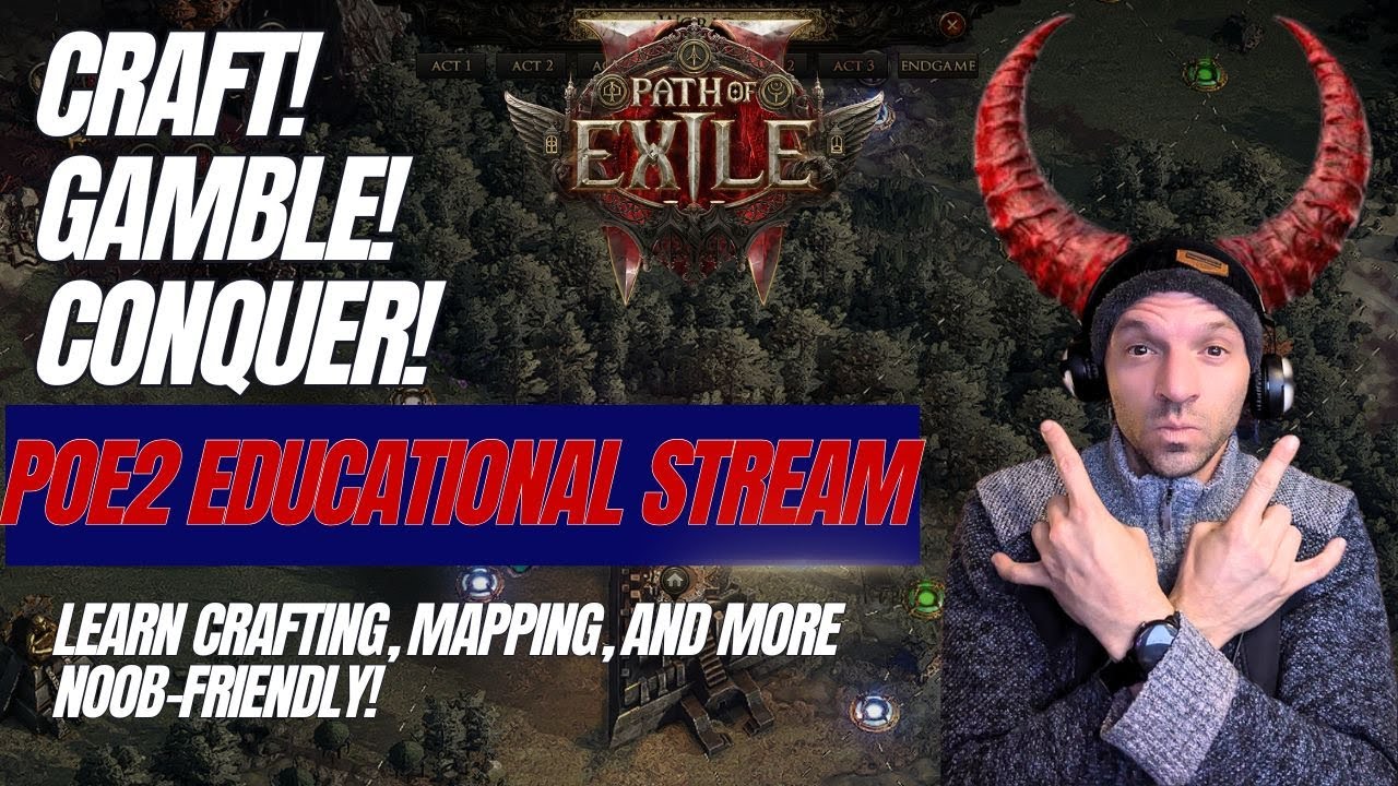 Craft, Gamble, Conquer! High Level Educational Crafting | Path of Exile 2 Print Money Stream ...