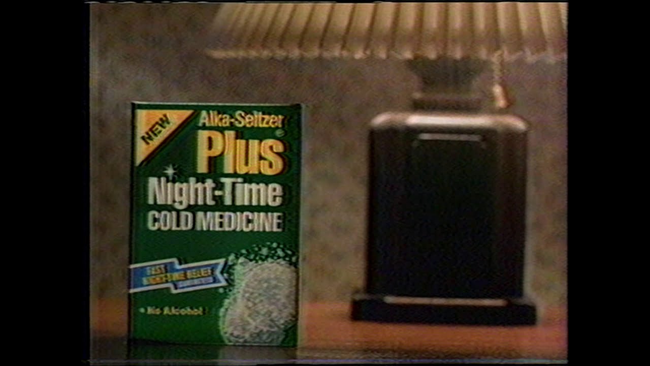 Alka-Seltzer Plus Night-Time Cold Medicine commercial (1987) - YouTube
