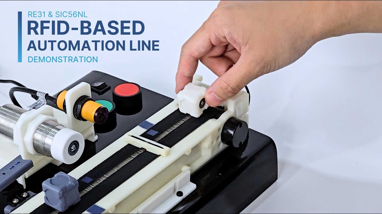 RFID-Based Automation Line Demonstration Unit - RE31, SIC56NL - YouTube