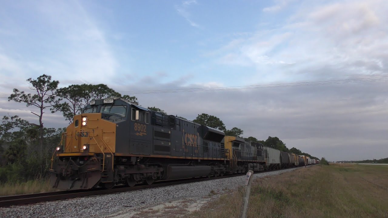 CHASE the ACE on the CSX Auburndale Sub! CSX X453-15 w/ ST70AH [EMD ...