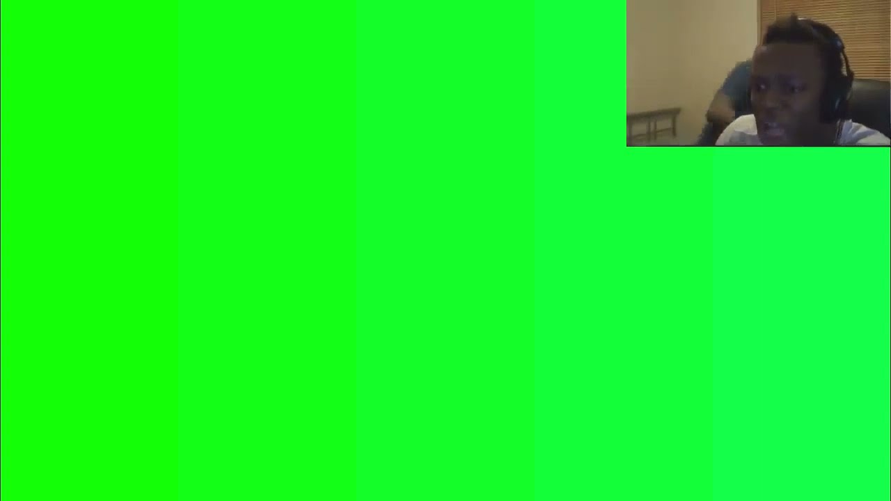 Ksi and Deji screaming (green screen) - YouTube