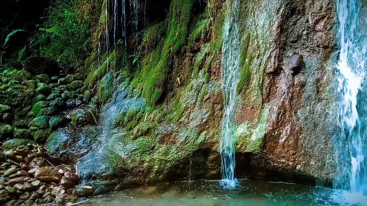 Beautiful Waterfall Relaxing Sounds for Sleeping, Stress Relief ...
