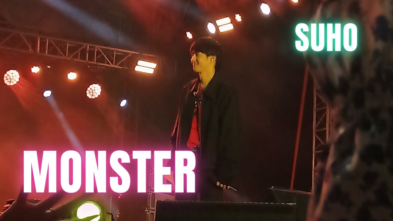 EXO Leader SUHO Performs ‘Monster’ in Mumbai 🇮🇳 | Kpop Idol #EXO # ...