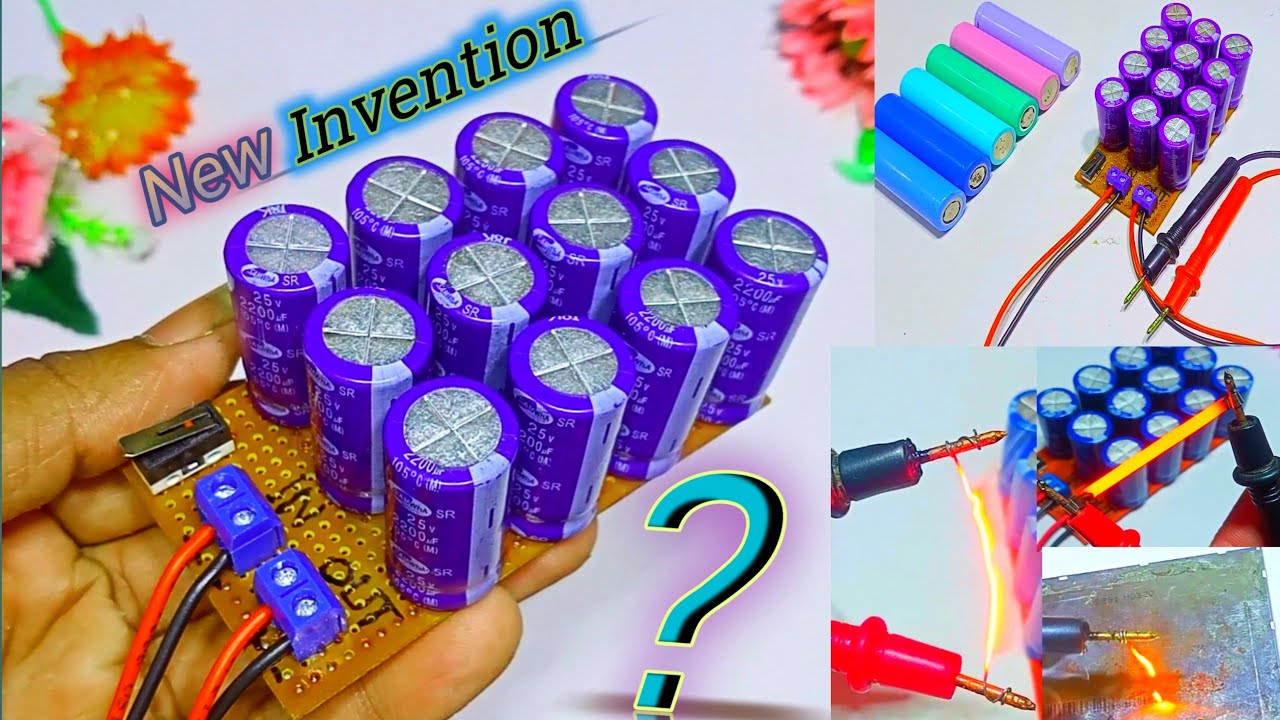 Powerful Spot Welding Using Capacitor | How To Make A Welding Machine ...