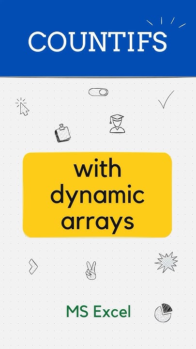 Find the count using COUNTIFS function with DYNAMIC ARRAYS in Excel - YouTube