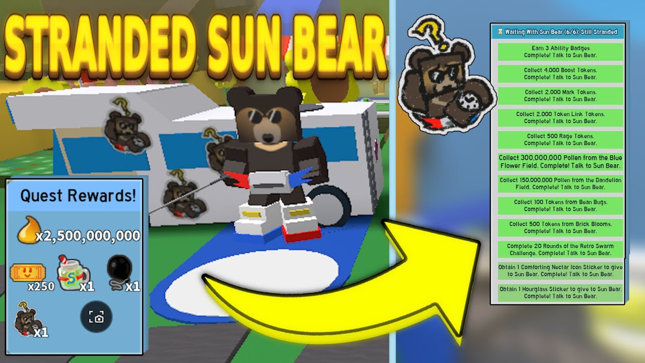 I completed all of the Stranded Sun Bear Quests - YouTube