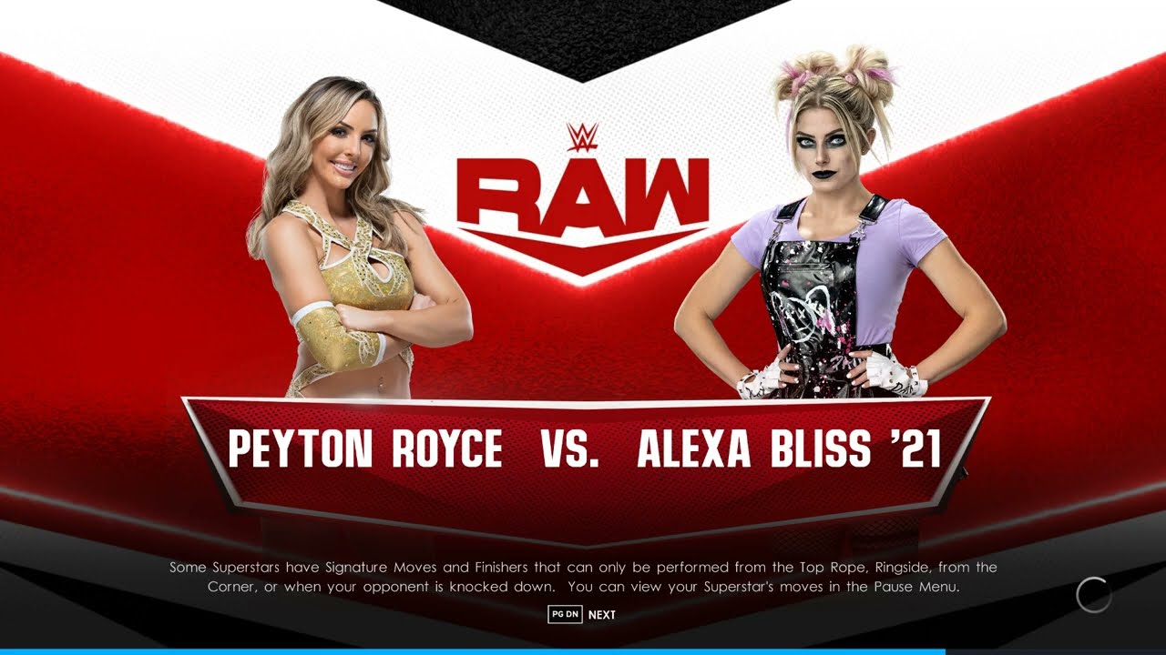 Peyton Royce Vs Alexa Bliss Wwe 2k22 - YouTube