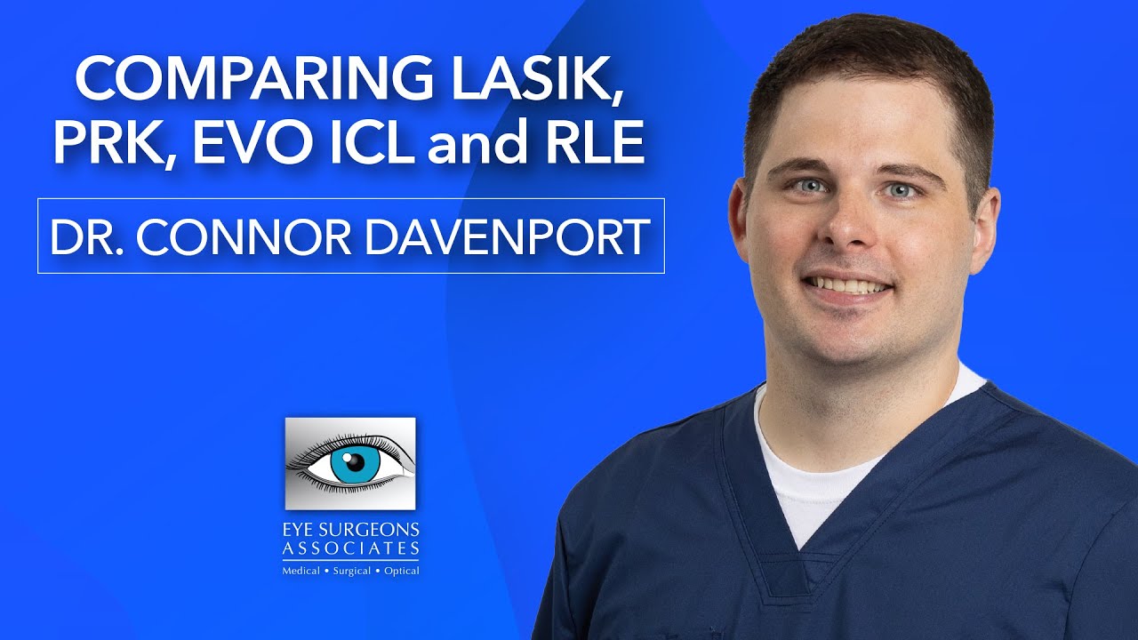 Comparing LASIK PRK EVO ICL and RLE | Eye Surgeons Associates - YouTube