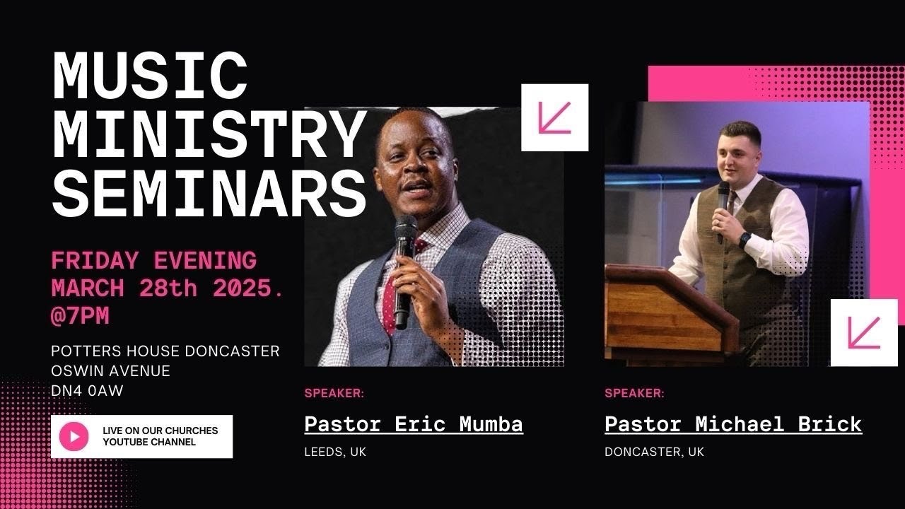 MUSIC MINISTRY SEMINARS , PASTOR ERIC MUMBA | PASTOR MICHAEL BRICK ...