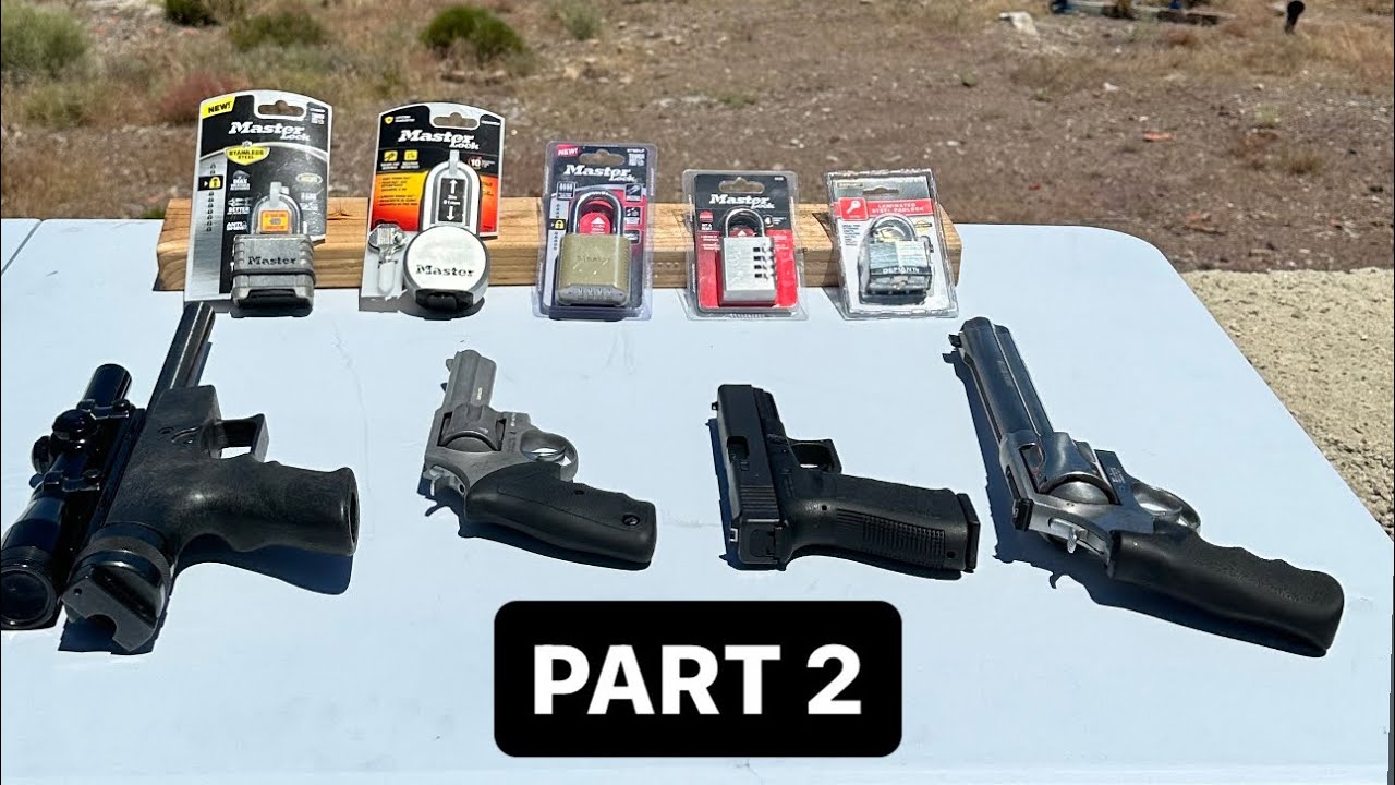 Can You Open A lock By Shooting It ? Can You Shoot A Lock Open ? Part 2 ...