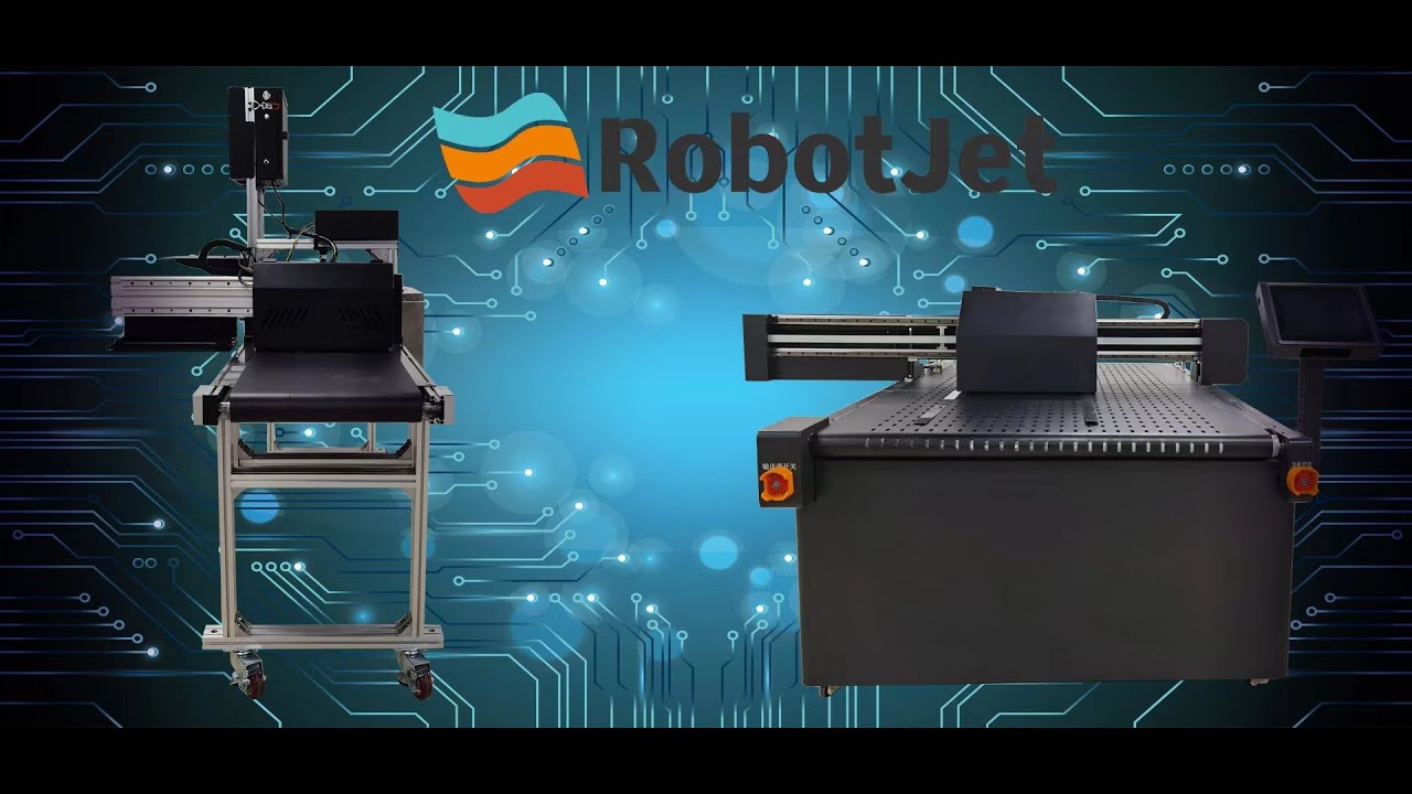 single pass digital inkjet printer, single pass printer - YouTube