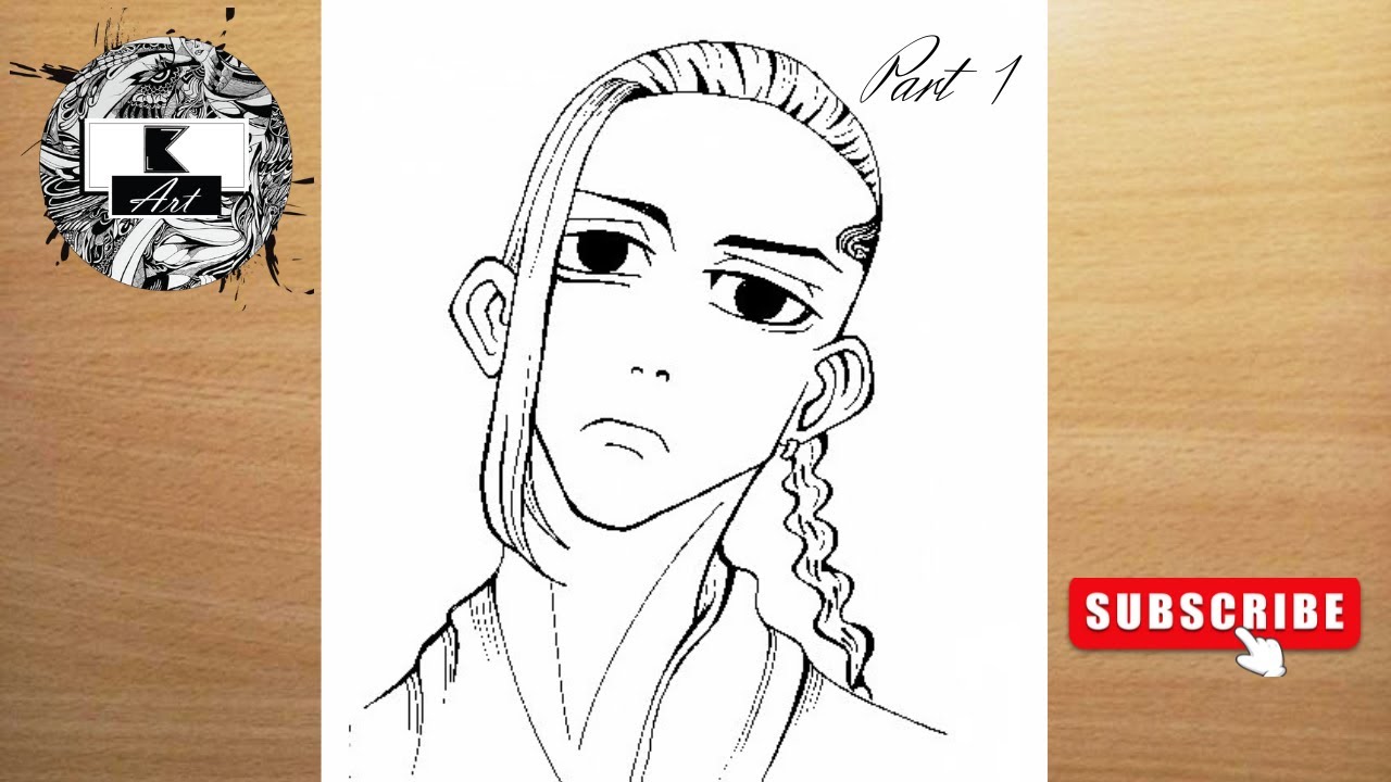 How to draw Draken from Tokyo revengers || How to draw anime || Easy ...