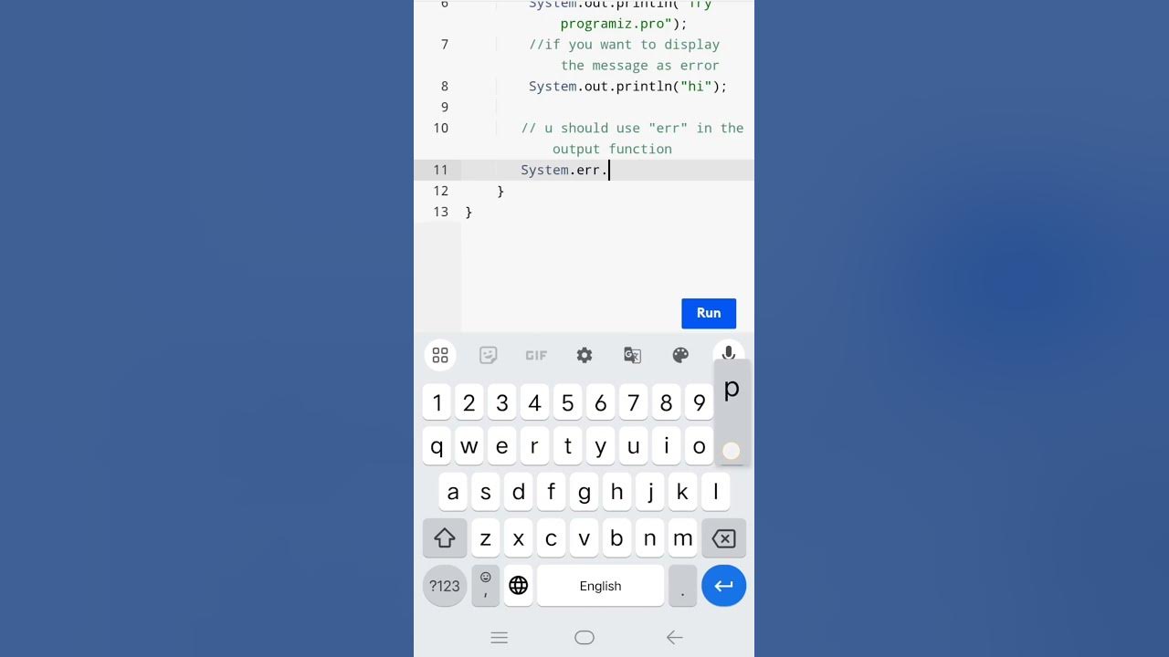 JAVA || EPISODE -3 || "ERR" IN OUTPUT FUNCTION - YouTube