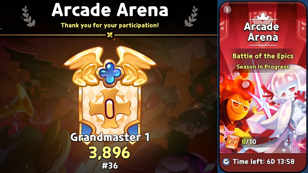 ARCADE ARENA Best Team [Battle of the Epics] New Meta! I Cookie Run ...