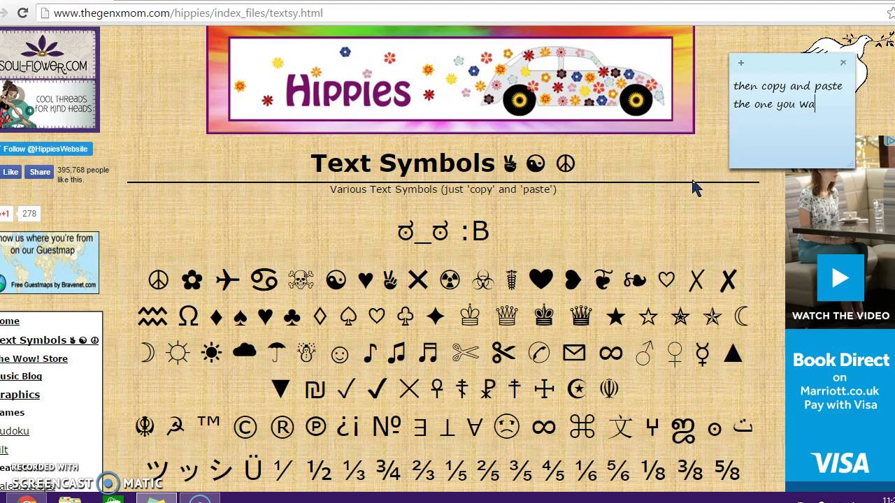 cool text symbols - YouTube