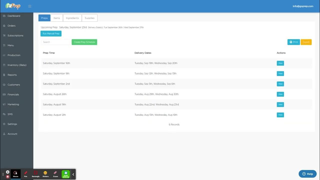 Inventory Preps and Items Tabs Guide - YouTube