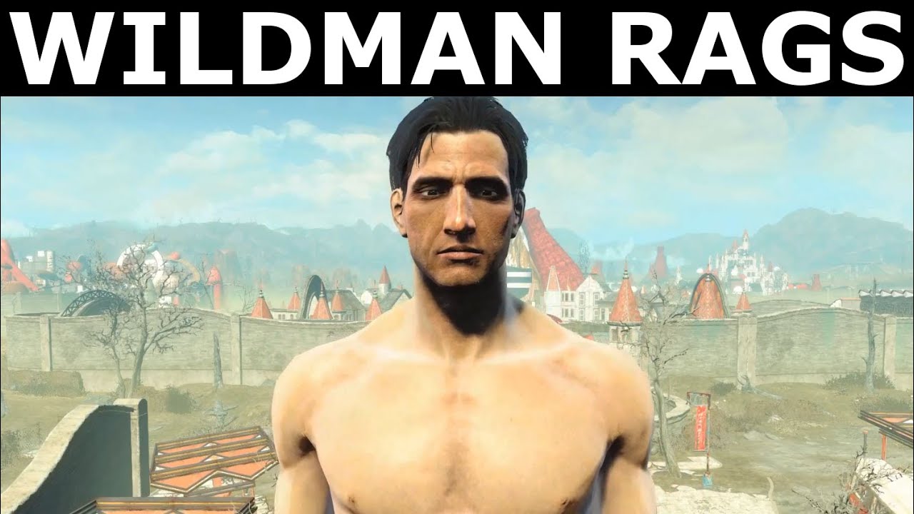 Fallout 4 Nuka World - Wildman Rags - New Unique Outfit Showcase (Cito ...