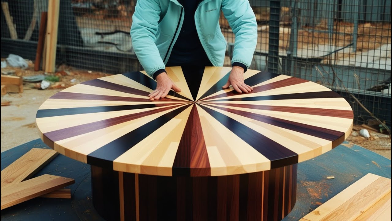 The Most Amazing Pallet & Scrap Wood Project Ever! | Unique Table ...