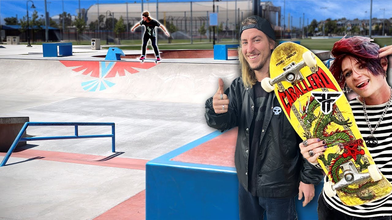Skating Tustin Skatepark with Christopher Hiett - YouTube