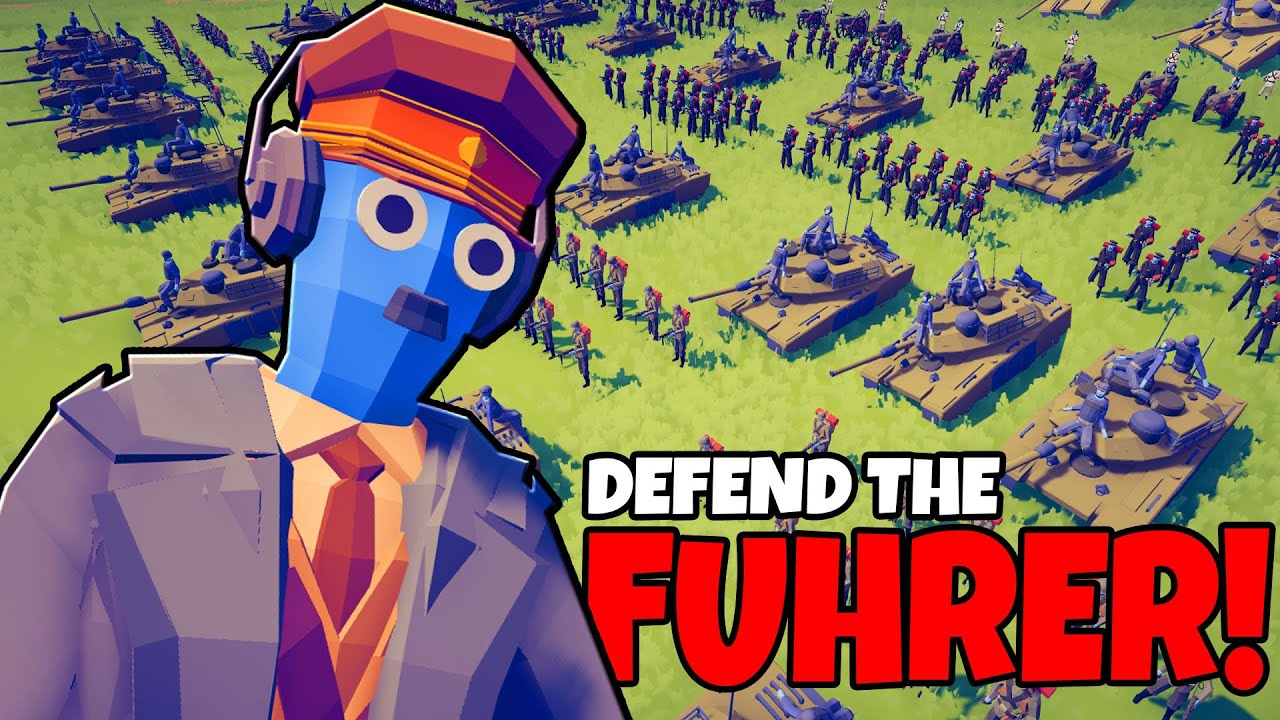 TABS German Army FUHRER DEFENSE! - Totally Accurate Battle Simulator ...