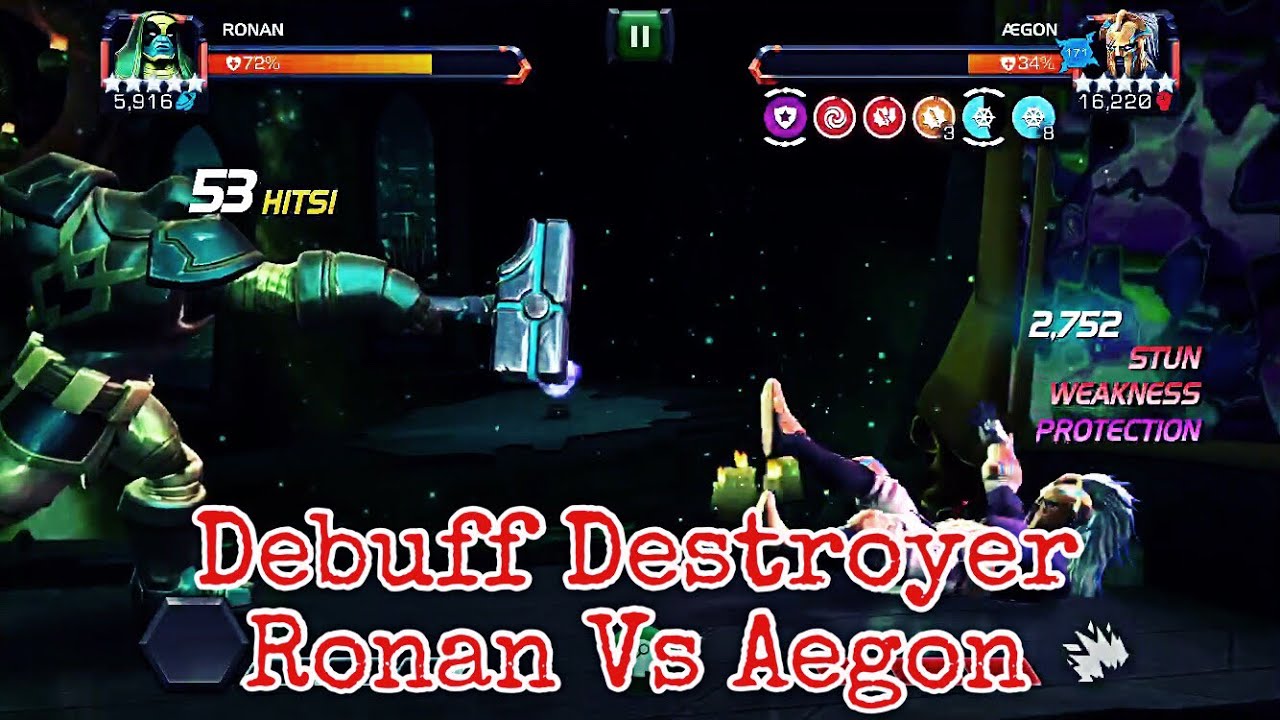 Ronan vs Aegon Boss Fight | Marvel contest of champions - YouTube