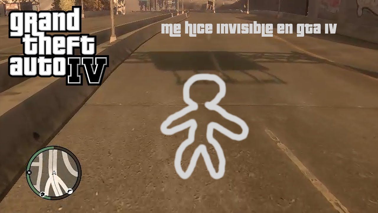 Glitch de hacerse invisible en GTA 4 - YouTube