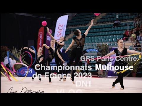 Vlog Championnats de France ensemble avec le club de GRS Paris Centre - YouTube