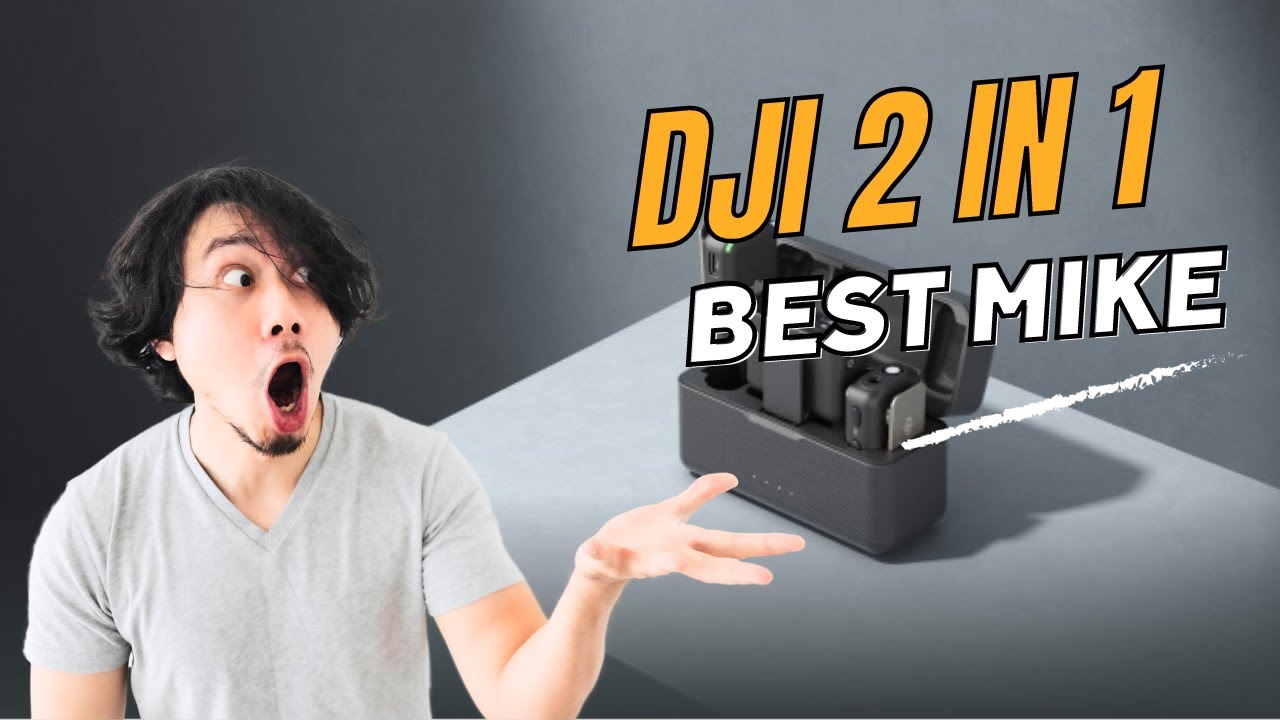 Dji Mike 2 in 1(Wireless Microphone for PC, iPhone, Andriod, Record ...