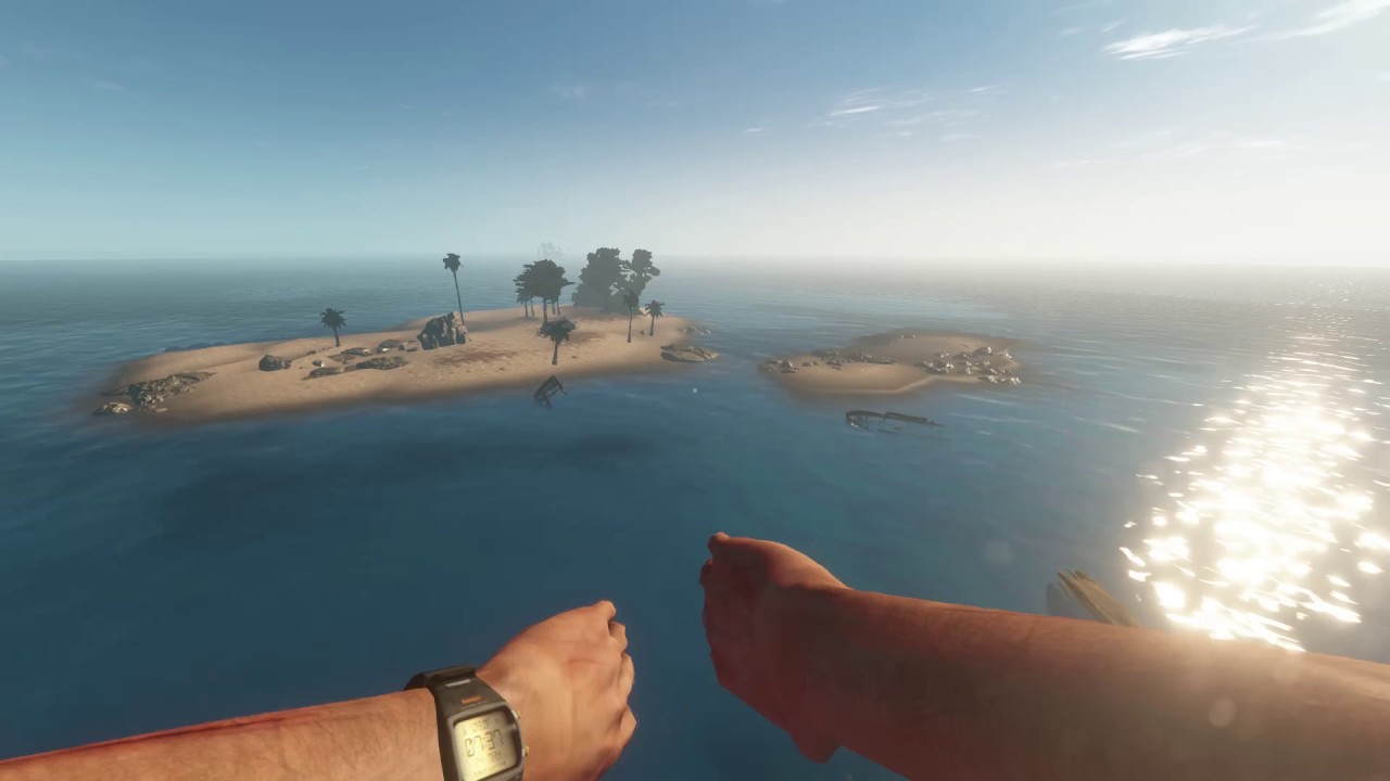 Stranded Deep №2 . Баг с летанием после взрыва. - YouTube