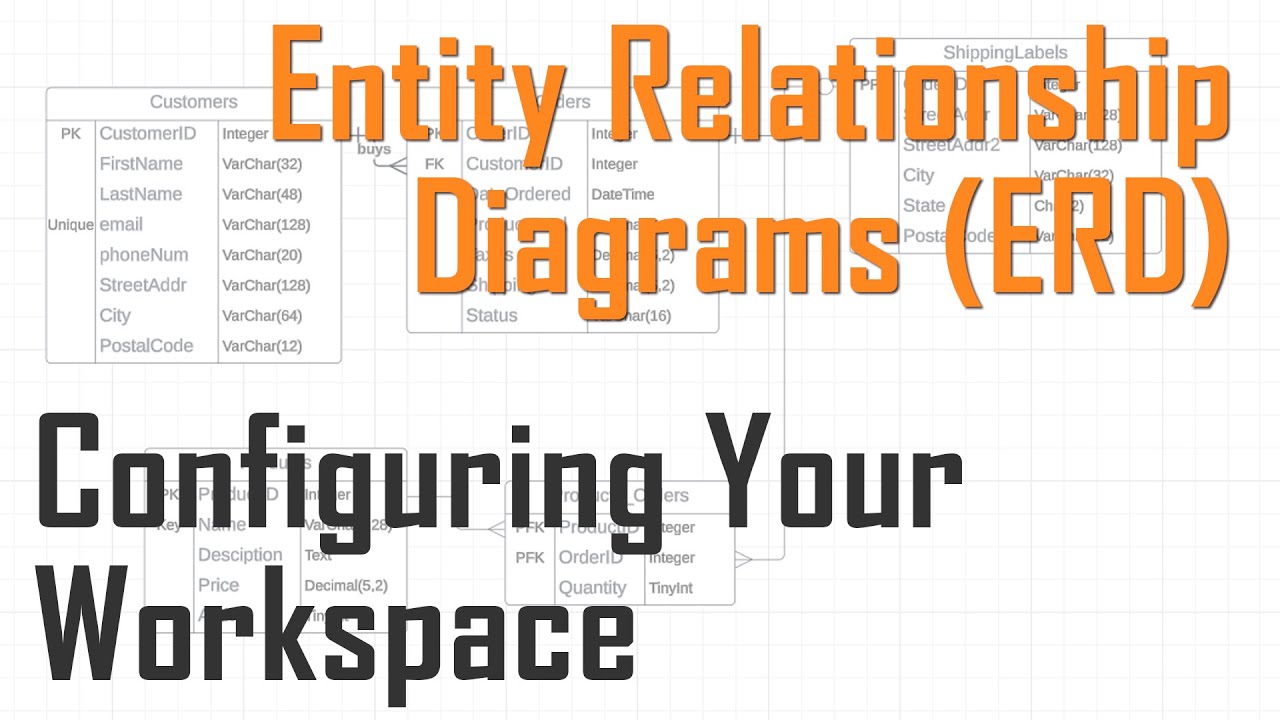 How to Set Up Your Workspace to Easily Create ERDs - YouTube