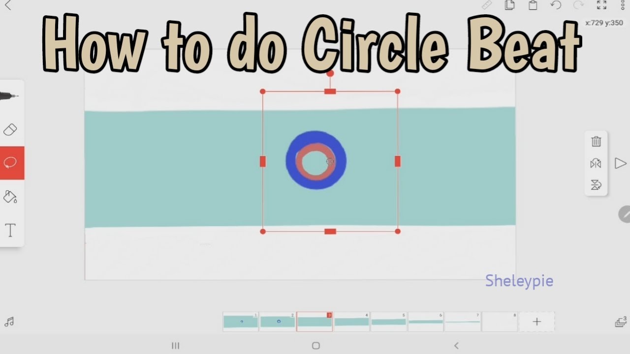 How To Do Circle Beat in Flipaclip - YouTube