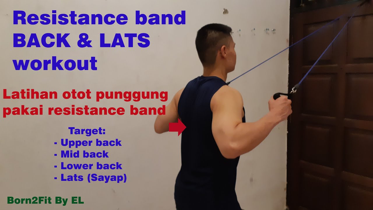 Latihan Otot Punggung Pakai Resistance Band - Resistance Band Back ...
