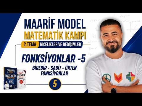 Fonksiyonlar 5: Birebir - Sabit - Örten Fonksiyon | 2028 TYT Matematik