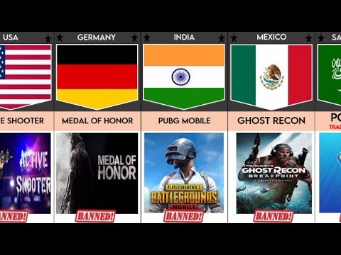 Banned Video Games From Different Countries | Comparison Video - YouTube