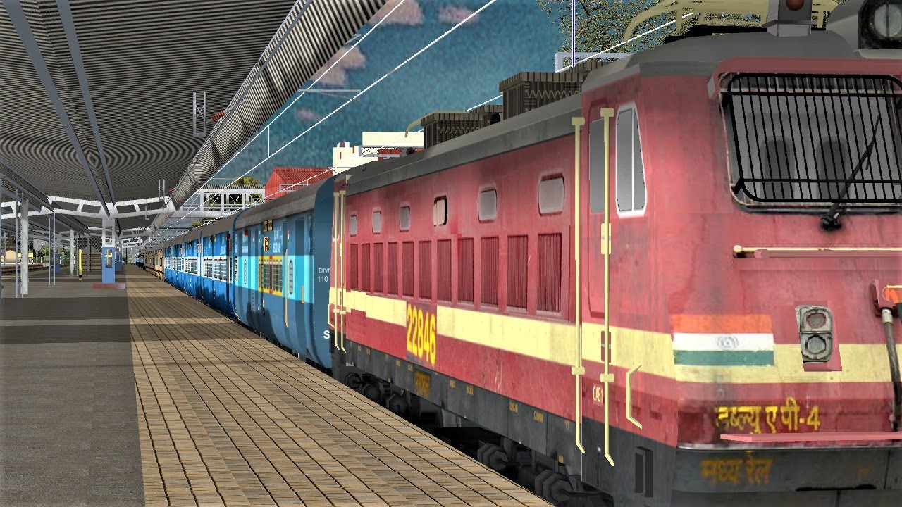 11093 Mahanagari Express #KHANDESH || MSTS || || OPEN RAILS || - YouTube