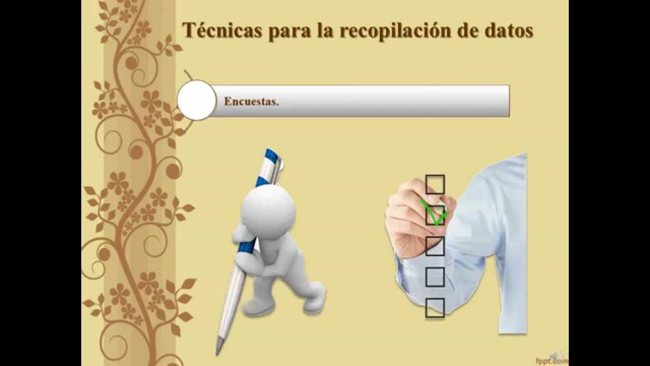 Tecnicas para recopilar datos Diapositivas - YouTube