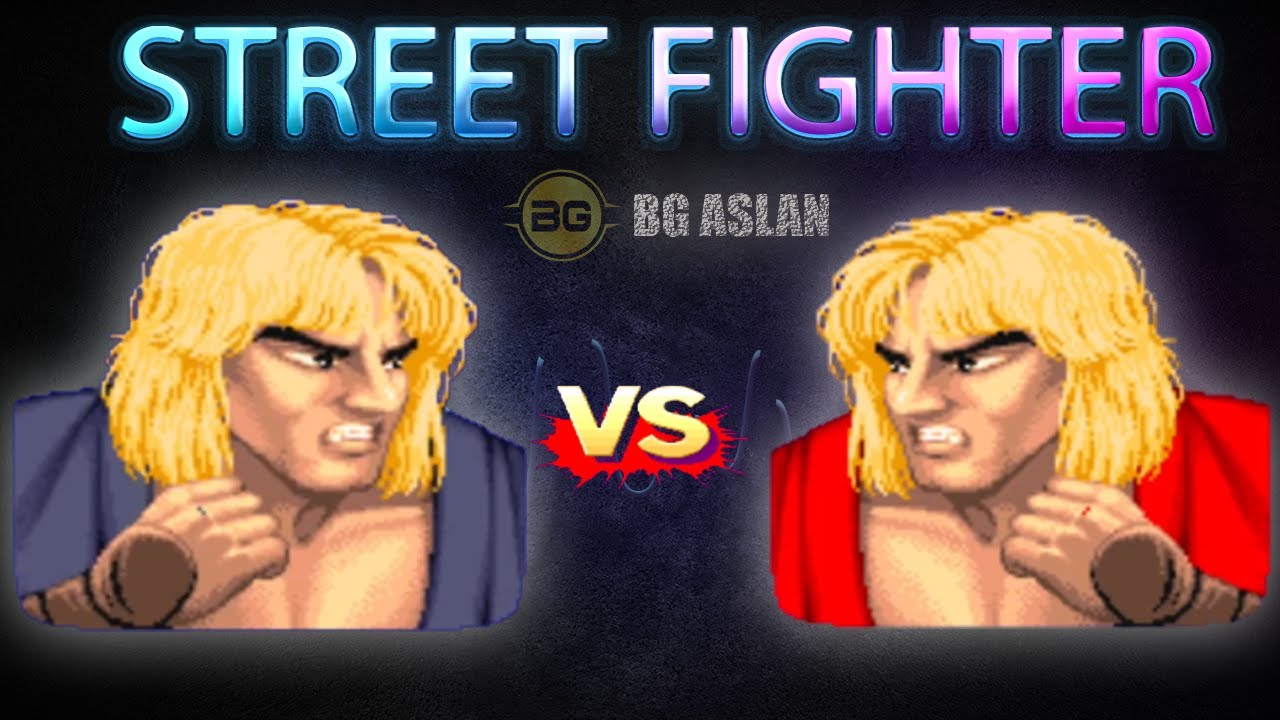 Street Fighter 2 Champion Edition (Hardest) KEN vs KEN - YouTube