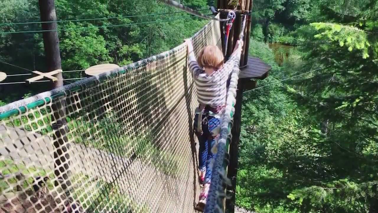 Go Ape - Zip Lining in Peebles, Scotland - YouTube