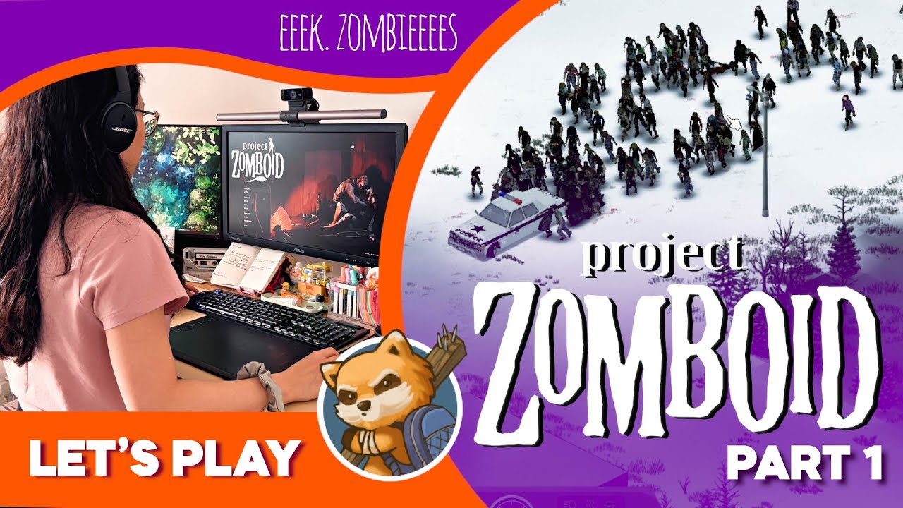 Running Away From an INSANE Zombie Horde | Let's Play: Project Zomboid ...