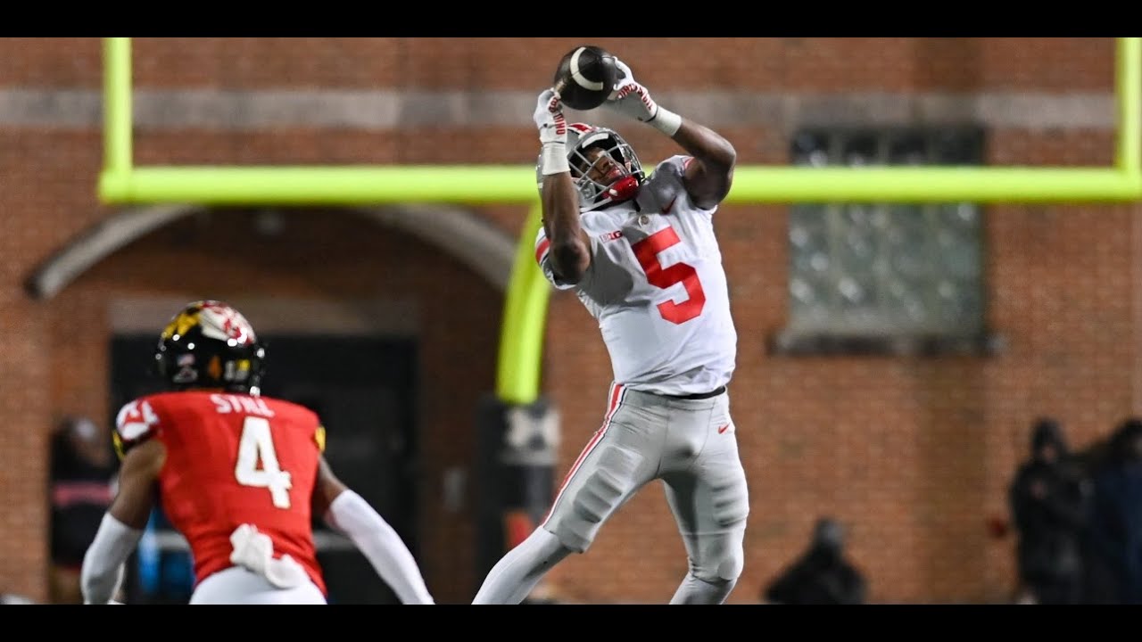Ohio State's Dallan Hayden on career day at Maryland - YouTube