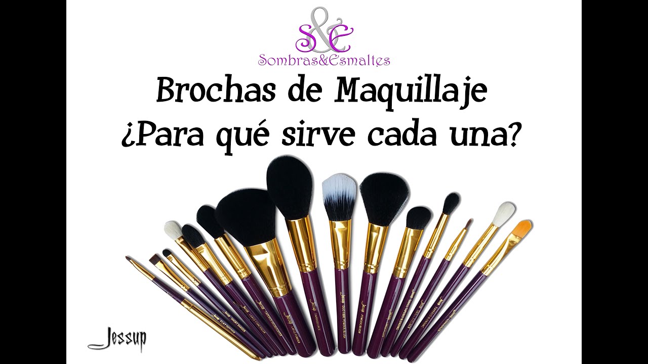 BROCHAS DE MAQUILLAJE Y SUS USOS // REVIEW JESSUP BRUSHES - YouTube