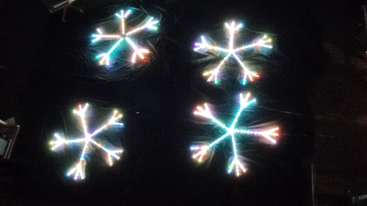 RGB 2D 4' Snowflakes - YouTube