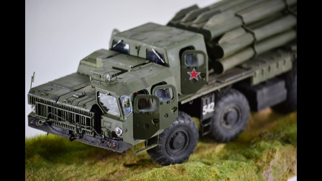 Mal's Projects: (8) Russian 9A52-2 SMERCH LR Rocket launcher - YouTube