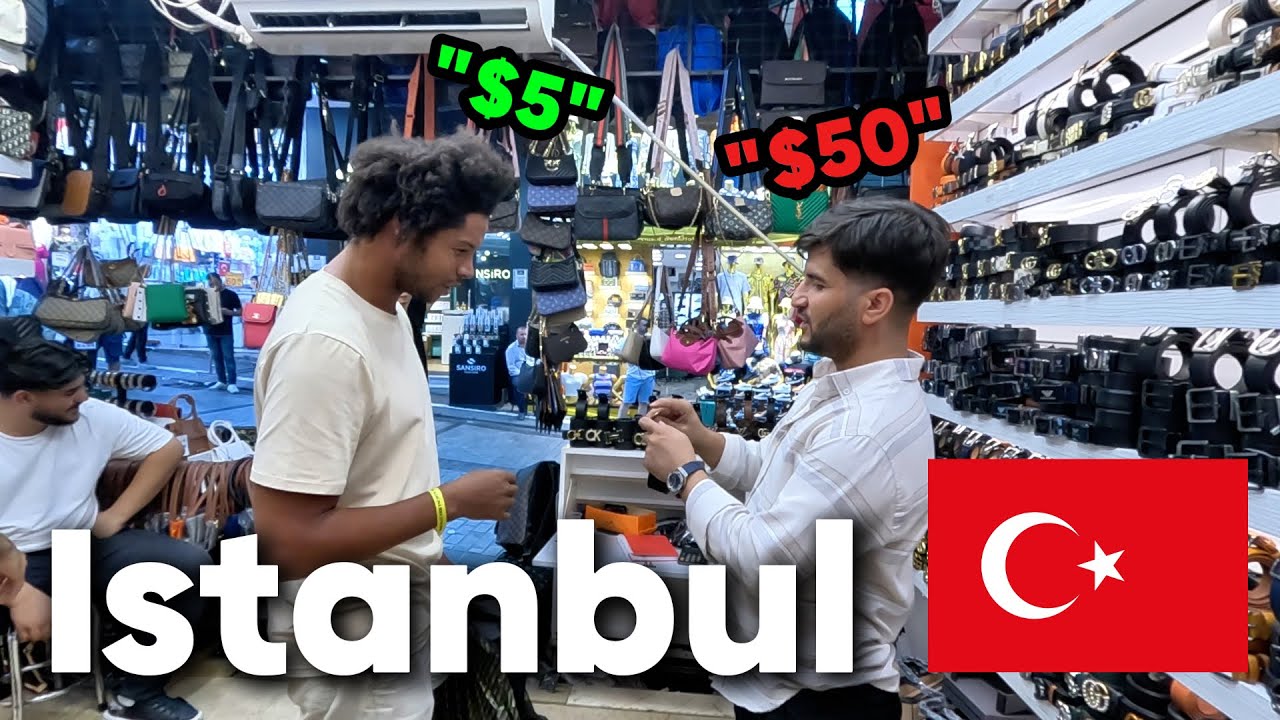 How to bargain in Istanbul FAKE MARKET - YouTube