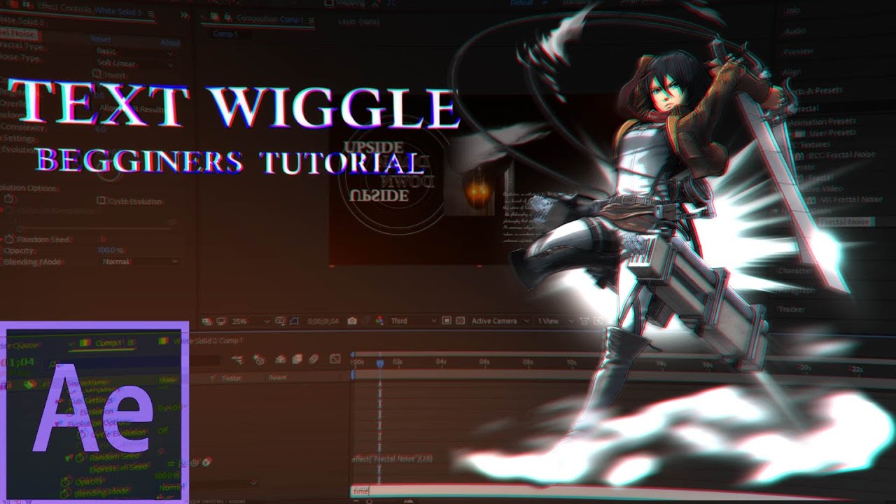 BEST TEXT WIGGLE TUTORIAL | Adobe After Effects AMV Tutorial - YouTube