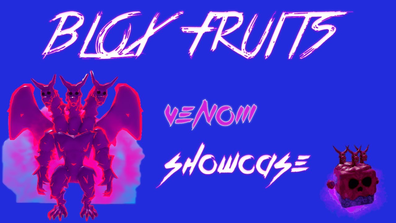 VENOM Devil Fruit Showcase! | Blox Fruits | ROBLOX - YouTube