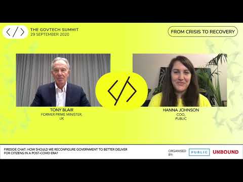GovTech Summit 2020: Fireside Chat with Rt. Hon Tony Blair - YouTube