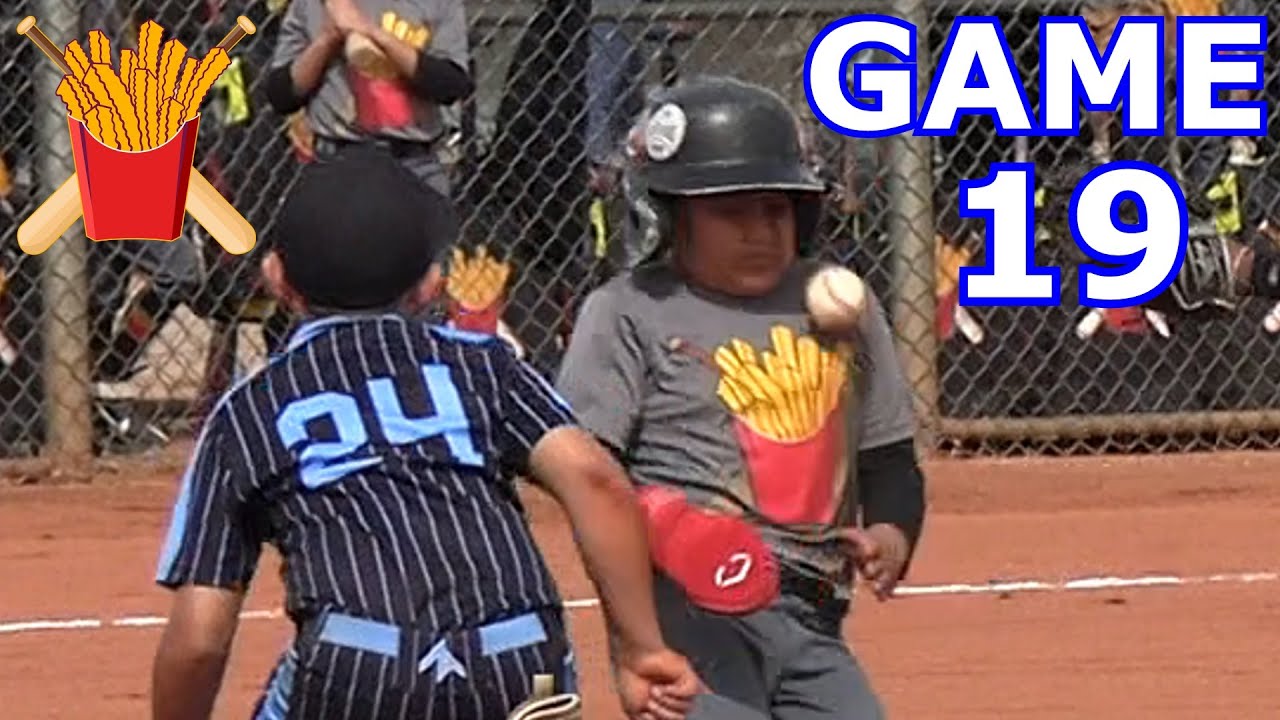 LUMPY TAKES A BASEBALL TO THE FACE! | Team Rally Fries (9U Spring ...