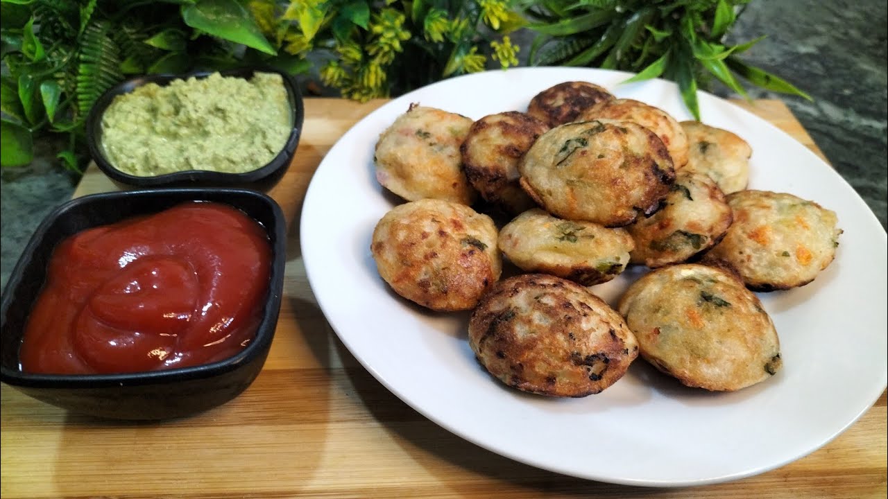 soji appe | How to make soji vegetable appe | soji vegetable appe ...